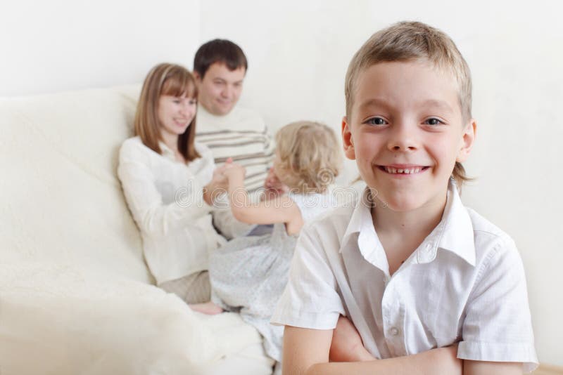 Child at home stock image. Image of posing, caucasian - 11677007