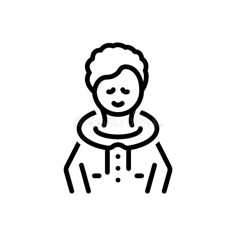 Black Line Icon for Child, Baby and Teenager Stock Vector ...