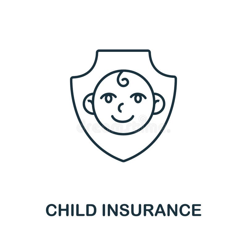 Child Insurance Icon from Insurance Collection. Simple Line Child ...