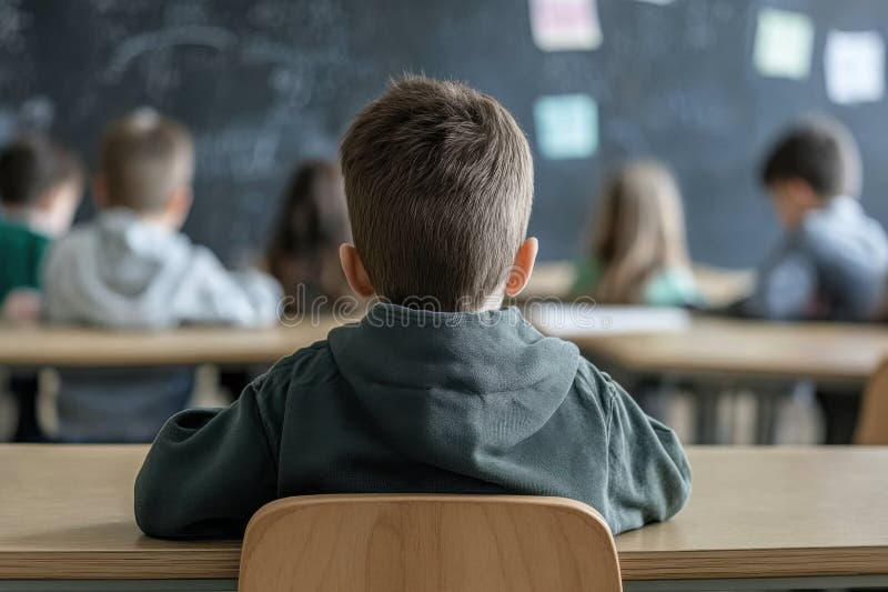 Child Isolated in Classroom Corner while Peers Engage in Collaborative ...