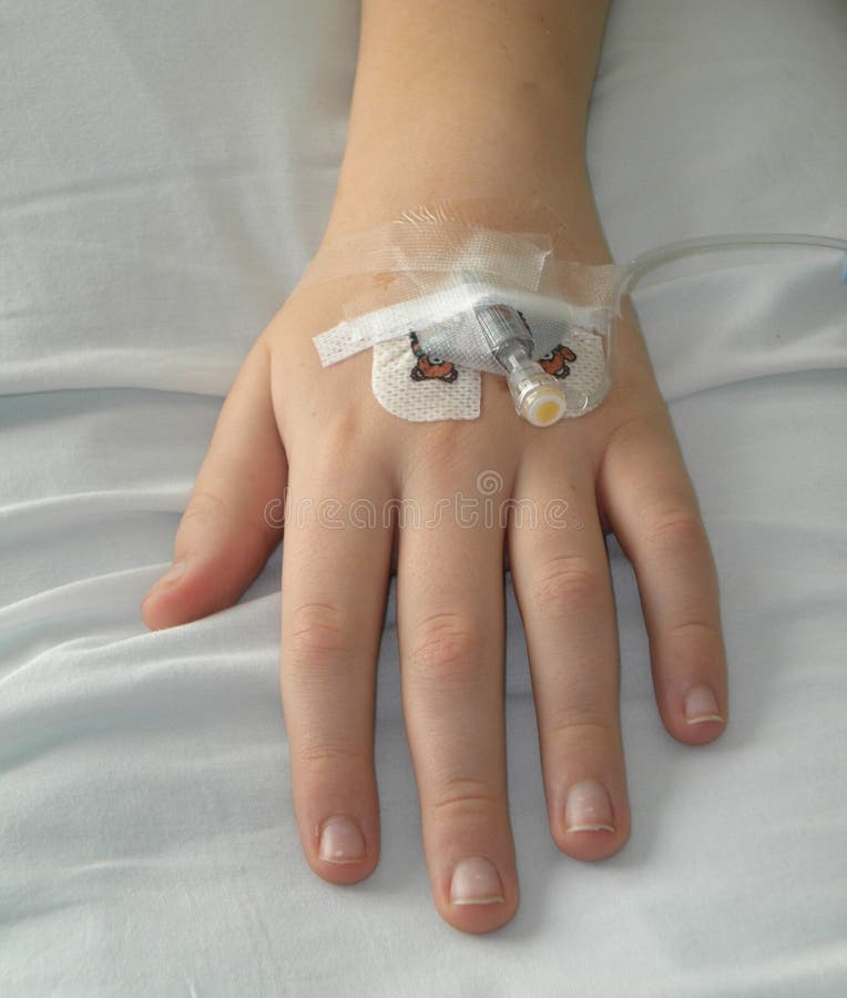 Child with IV stock photo. Image of medicine, tubing - 29073370