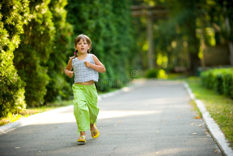 Child jogging stock photo. Image of healthy, determination - 10231652