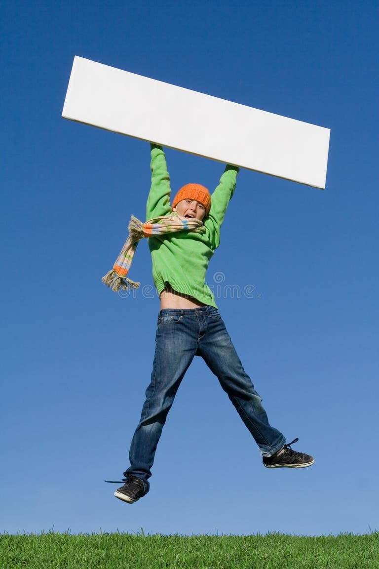 4,587 Child Holding Sign Board Stock Photos - Free & Royalty-Free Stock ...