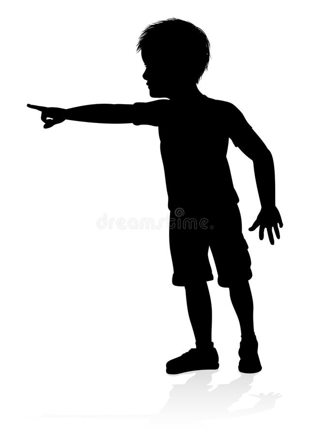 Child Pointing Stock Illustrations – 5,656 Child Pointing Stock ...