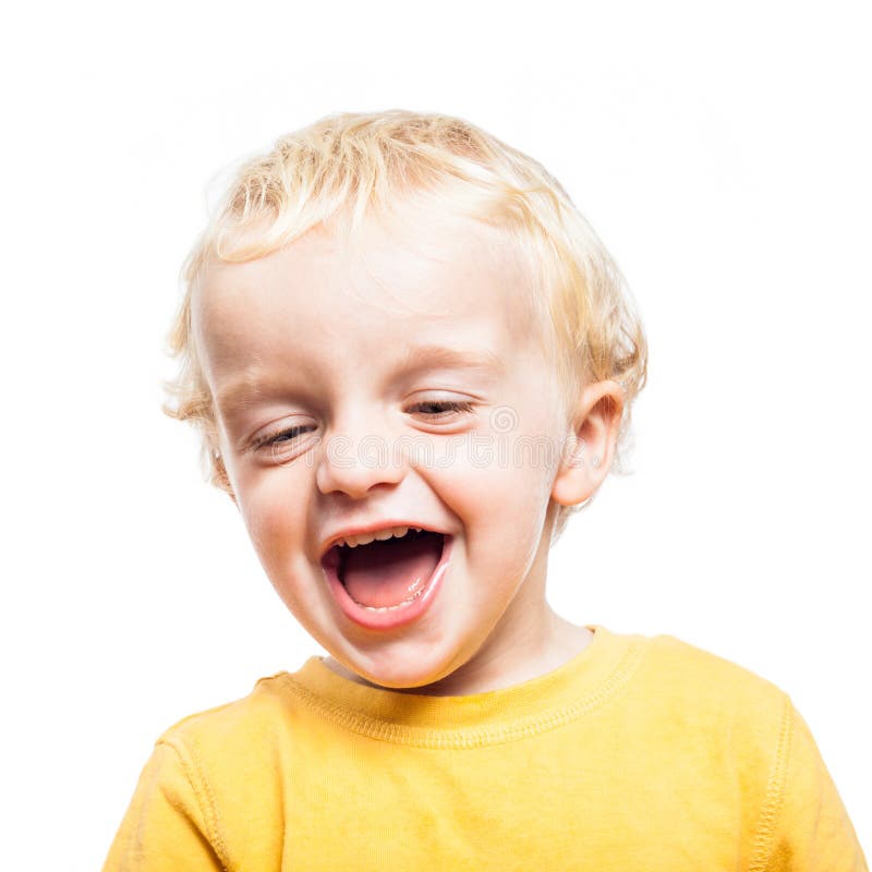 Laughing Toddler Boy stock photo. Image of human, childhood - 8940150