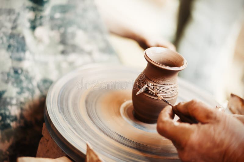 Child Learning Clay Modeling Stock Photo - Image of sculpting, human ...