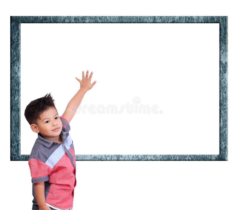 Child are Learning Index on a White Background. Stock Photo - Image of ...