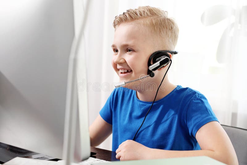 Home School, Online Learning. Distance Learning. Stock Image - Image of ...