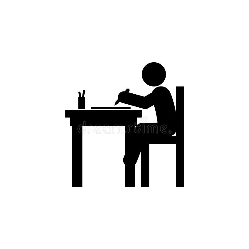 Independent Student Working