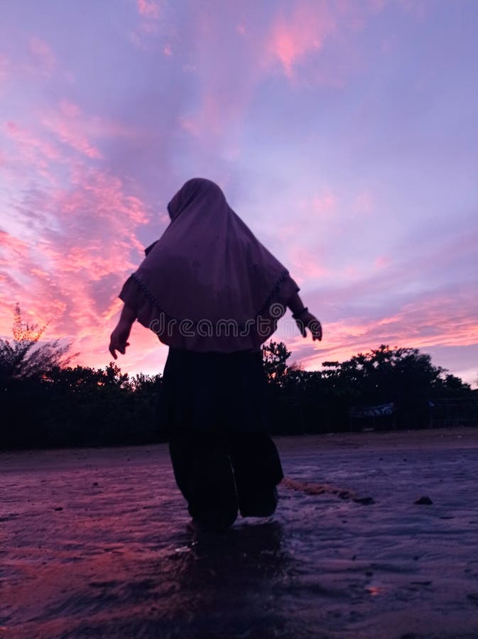 The Child Levitation in the Beach Stock Image - Image of child ...