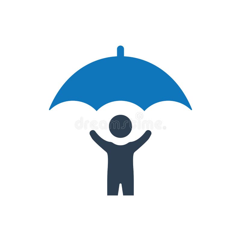 Child Life Insurance Icon stock vector. Illustration of child - 128917430