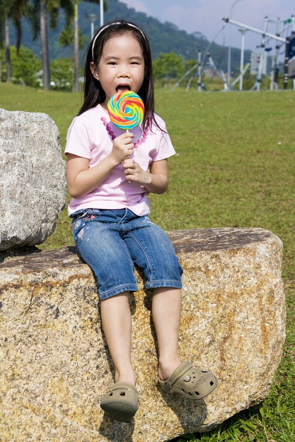 Girls Lollipop Pose Stock Photos - Free & Royalty-Free Stock Photos ...