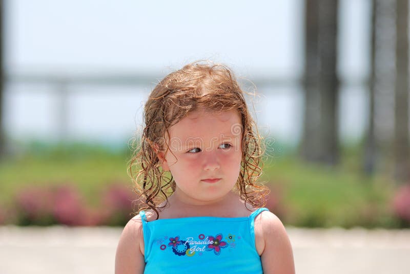 Child Look stock image. Image of flowers, look, garden - 7681599