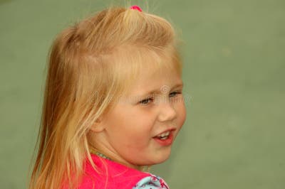 Child looking back stock photo. Image of friendly, heads - 2681714