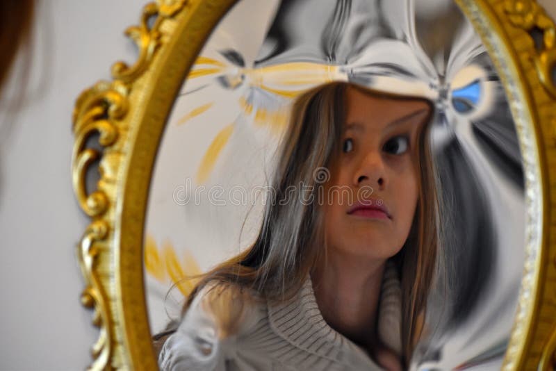 Funhouse Mirror Reflection
