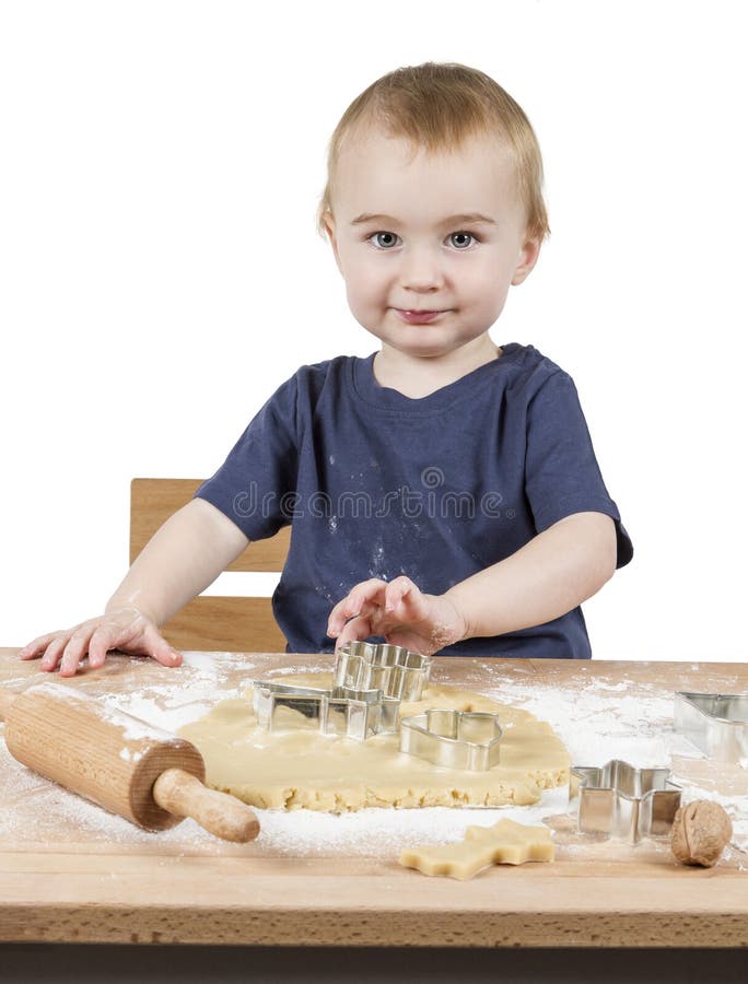 Child making cookies stock photo. Image of bake, cookies - 27767646