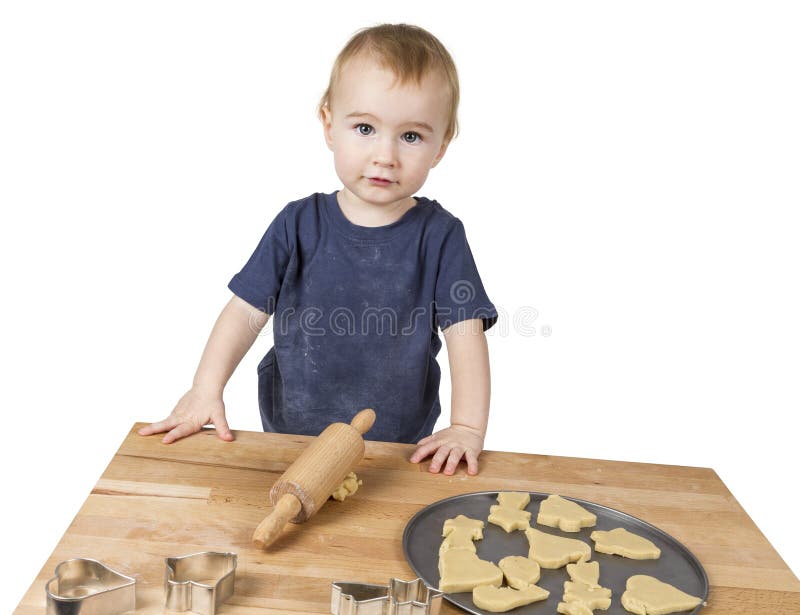 Child making cookies stock photo. Image of 1218, bickie - 27921344