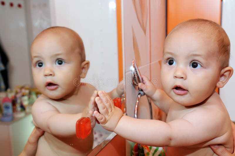 High Five Mirror BW stock photo. Image of reflect, love - 470806