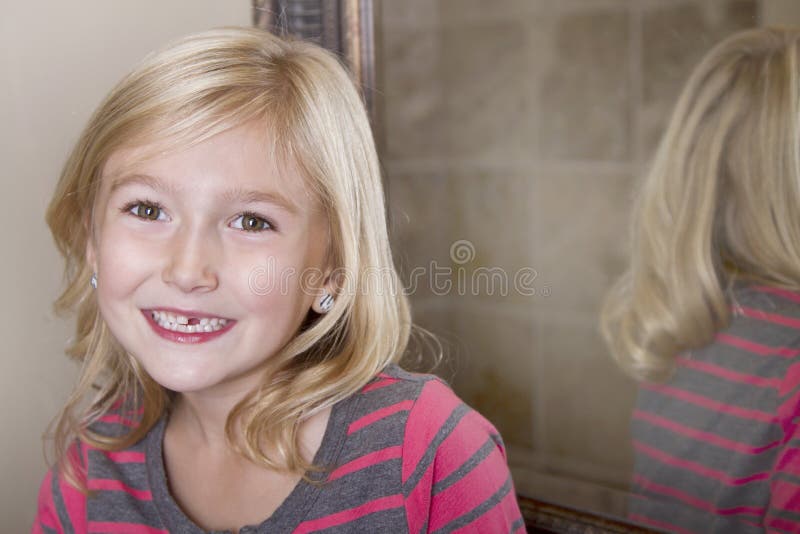Child missing front tooth stock image. Image of missing - 45433101