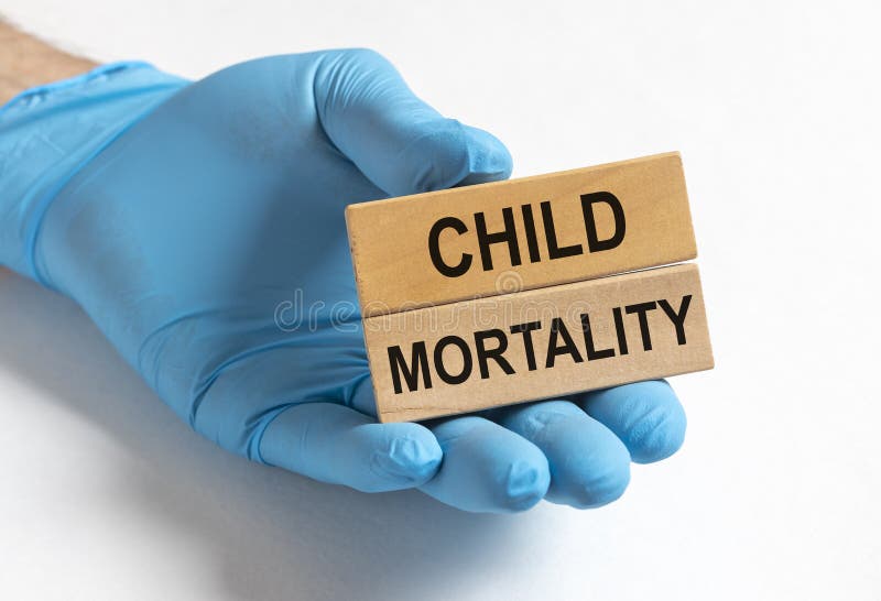 Child Mortality Inscription, Infant Death Rate Concept Stock Photo ...
