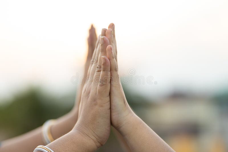 Child and Mother Hand Making High Five Stock Photo - Image of game ...