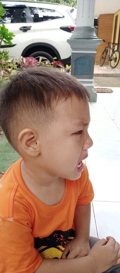 A Child Natural crying stock photo. Image of emotional - 279241532