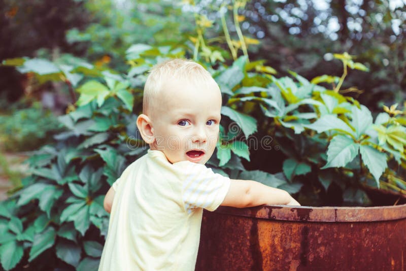 Child in nature stock image. Image of biology, environment - 82776237