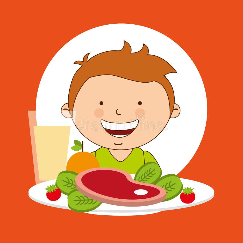 Healthy Nutrition Infographic Kids Stock Illustrations – 159 Healthy ...