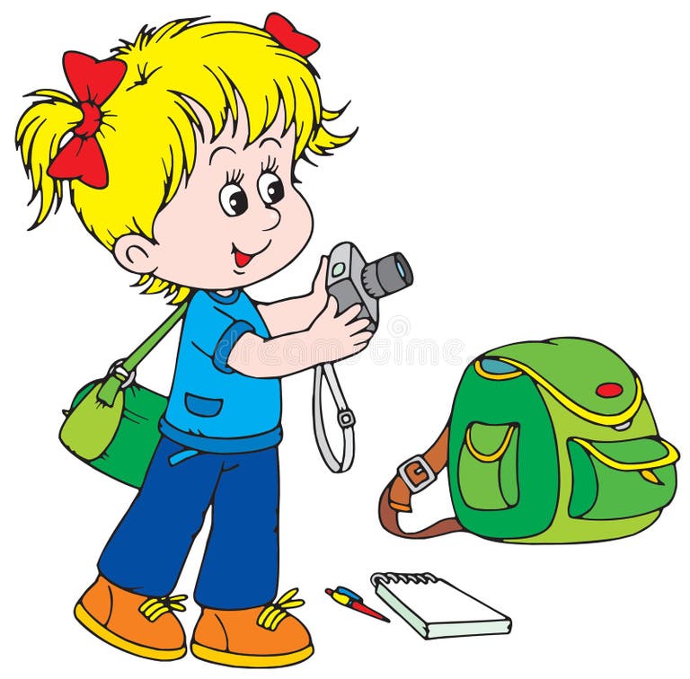 Child Photographer stock vector. Illustration of childish - 3142297