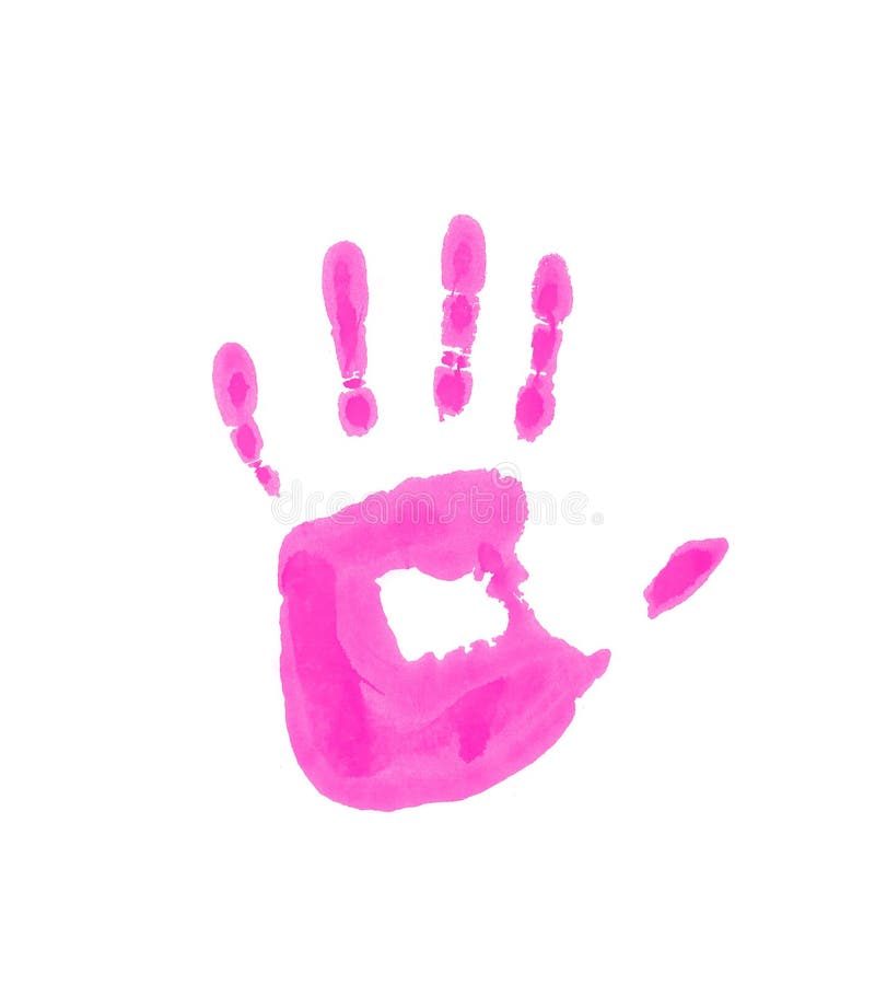 Colored hand with brush. stock vector. Illustration of spray - 17019695