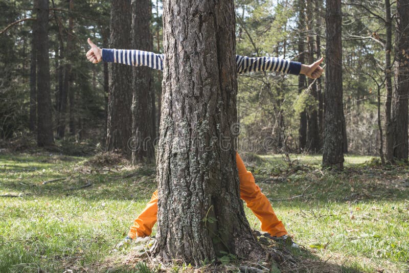 Child Play with a Wooden Plane in the Mountain Stock Photo - Image of ...
