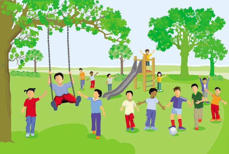 Child play and have fun, stock vector. Illustration of collection ...