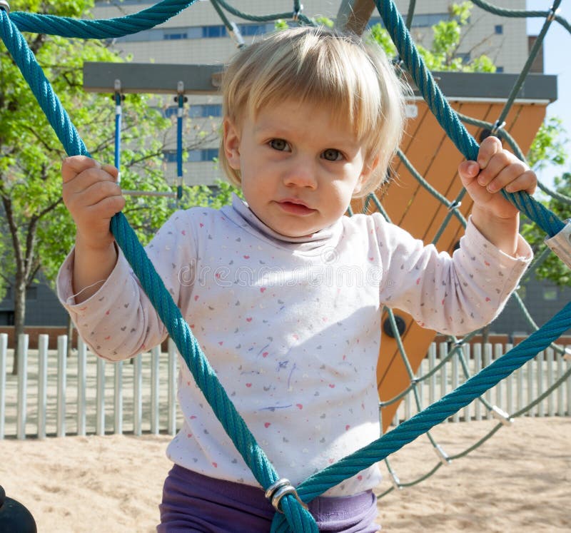 Child at playground stock photo. Image of children, smile - 41717032