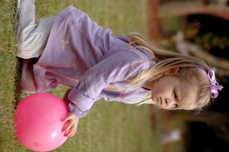 Child playing with ball stock image. Image of adorable - 3626971