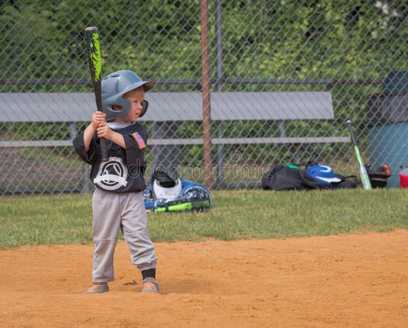 Child Playing Baseball stock photo. Image of hitting - 72865948