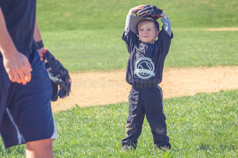 Child Playing Baseball stock image. Image of game, league - 88356325