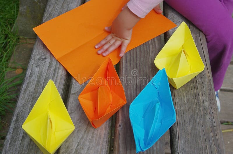 Child playing stock image. Image of paper, relaxation - 42366089