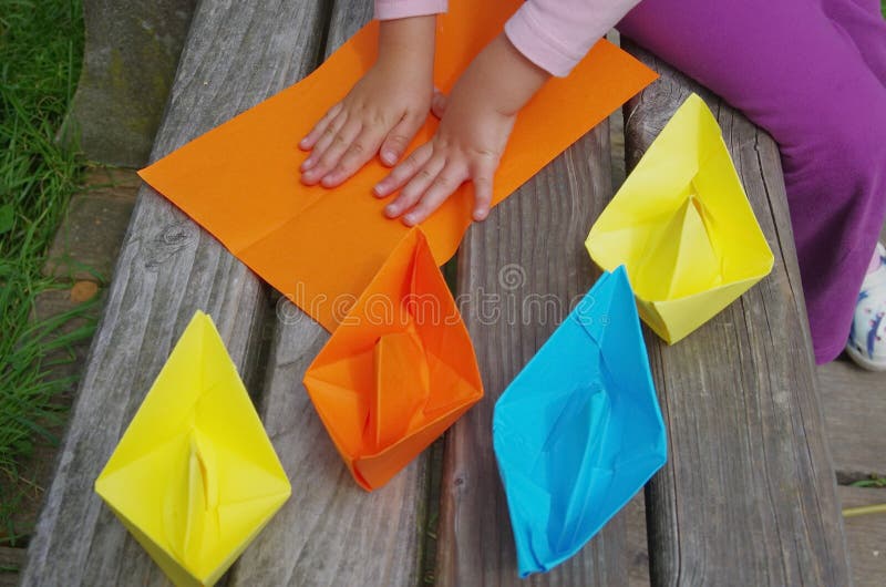 Child playing stock photo. Image of folding, playful - 79487314