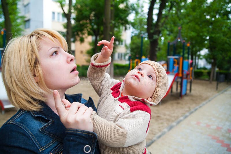 Child pointing finger stock photo. Image of playground - 8368584