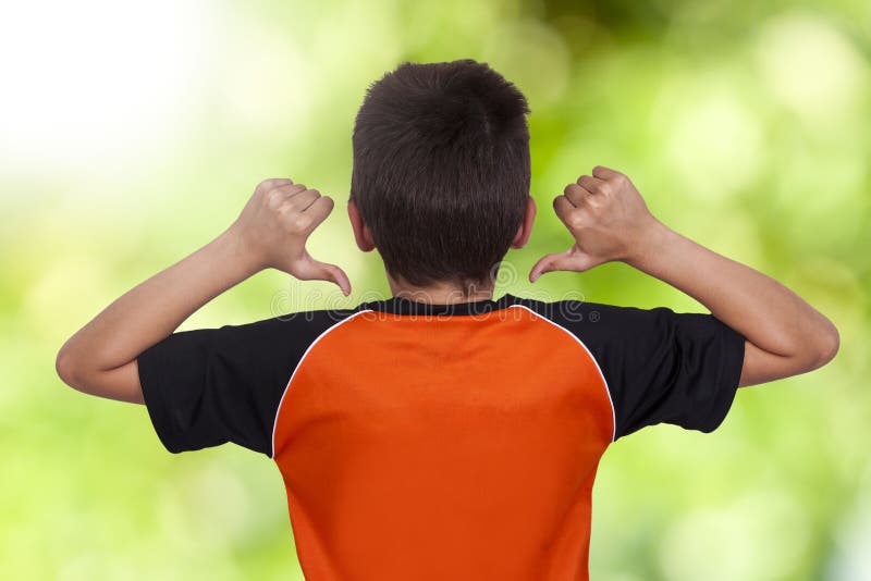 Child pointing hands back stock photo. Image of child - 86732674