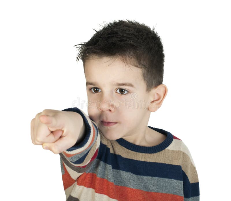 Child points his finger stock image. Image of color, route - 29600297