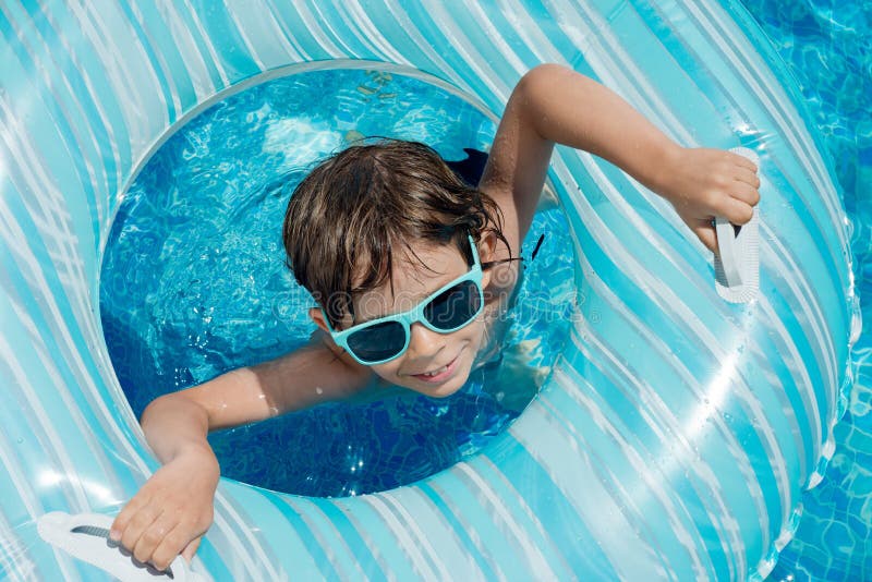 Child pool float stock image. Image of safety, child - 61102431