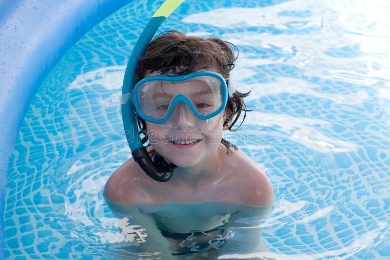 Kids in swimming pool stock photo. Image of happy, cheerful - 37402834
