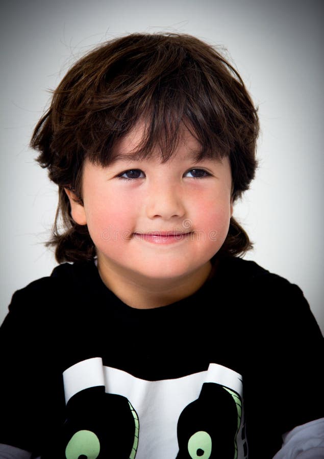 Child portrait stock image. Image of lovely, adorable - 34060801