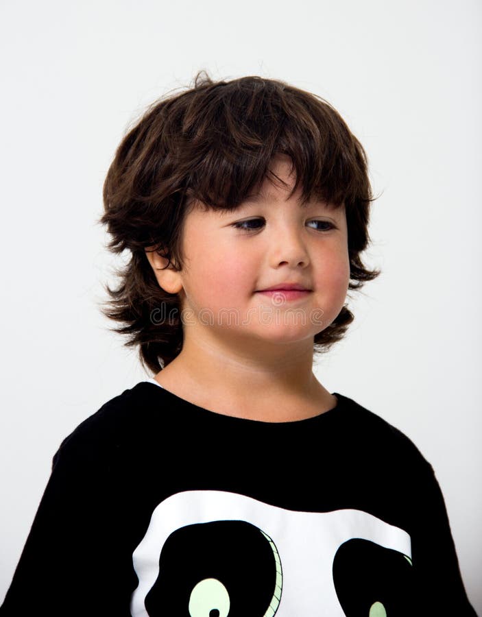 Child portrait stock photo. Image of funny, emotion, lovely - 34060812