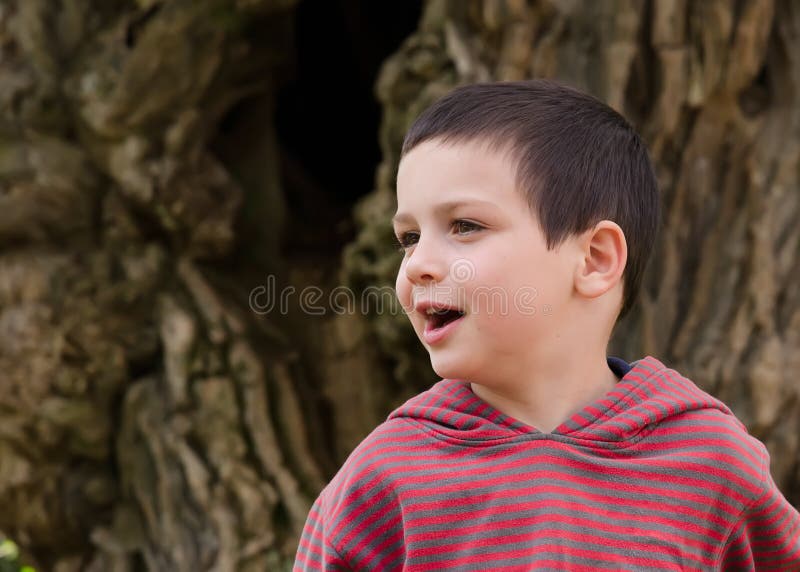 Child portrait stock photo. Image of expression, profile - 49141608