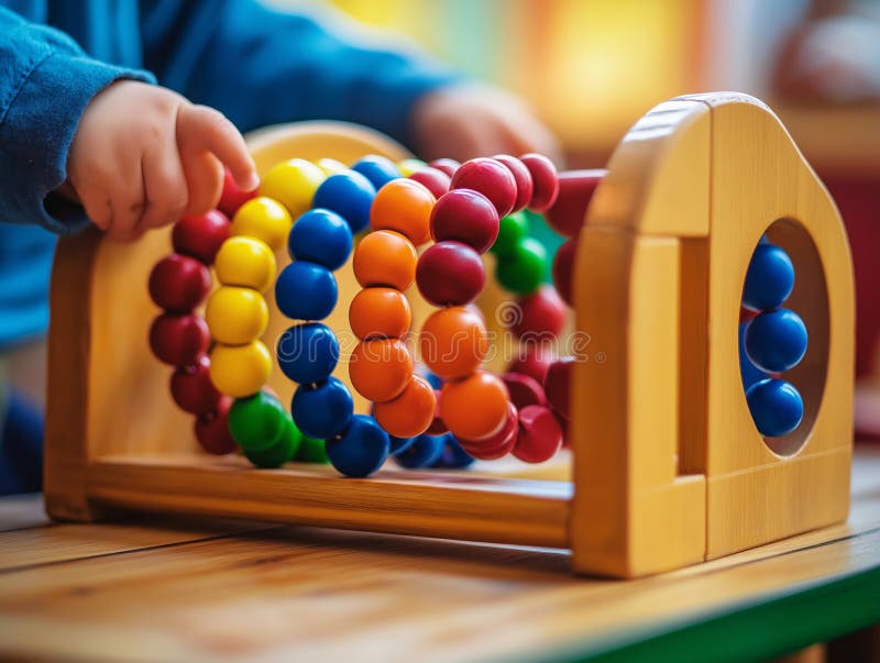 A Child Practicing Montessori Stock Photo - Image of hands, dexterity ...