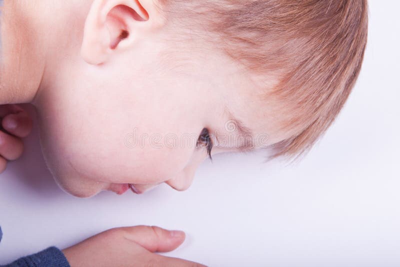 Child in profile stock photo. Image of friend, babies - 21930906