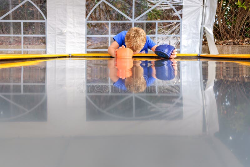 Child Prostrated after Losing a Game Stock Photo - Image of concept ...