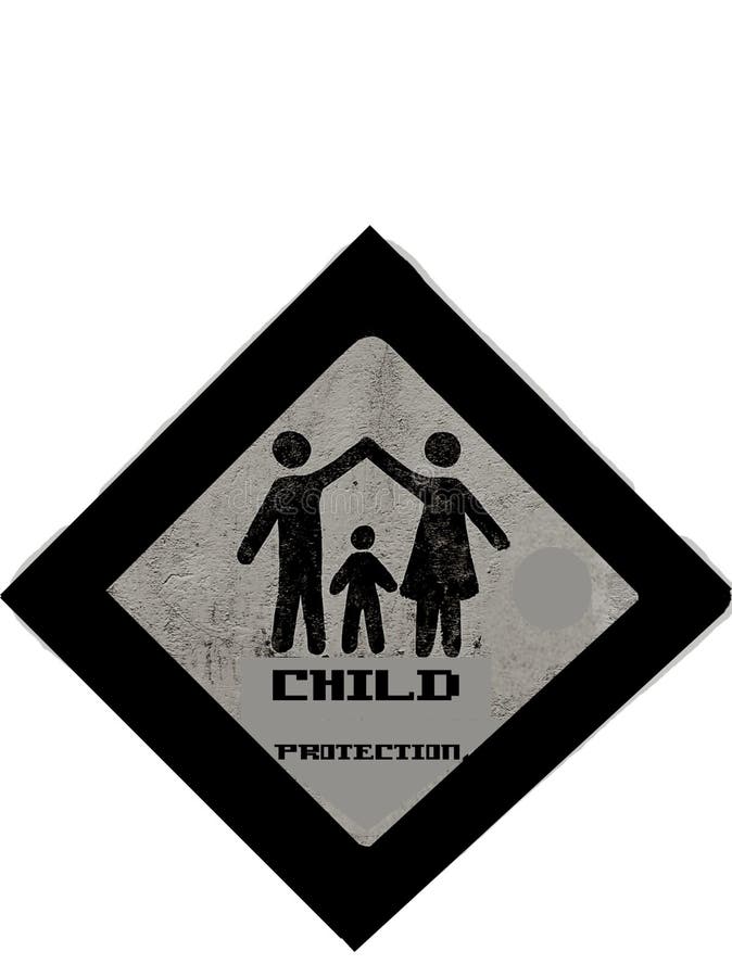 Child Protection Vector stock illustration. Illustration of child ...
